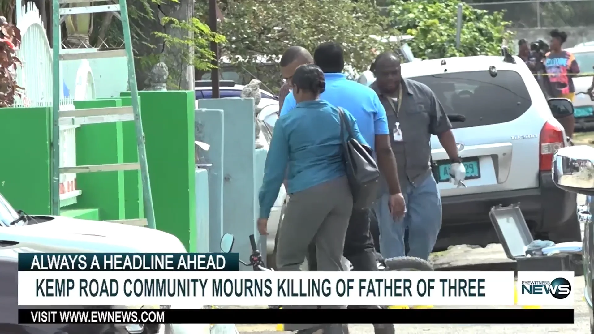 Kemp Road community mourns killing of father of three