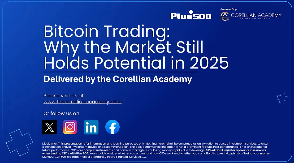 Plus500 Bitcoin Webinar 3rd February 2025 Australia