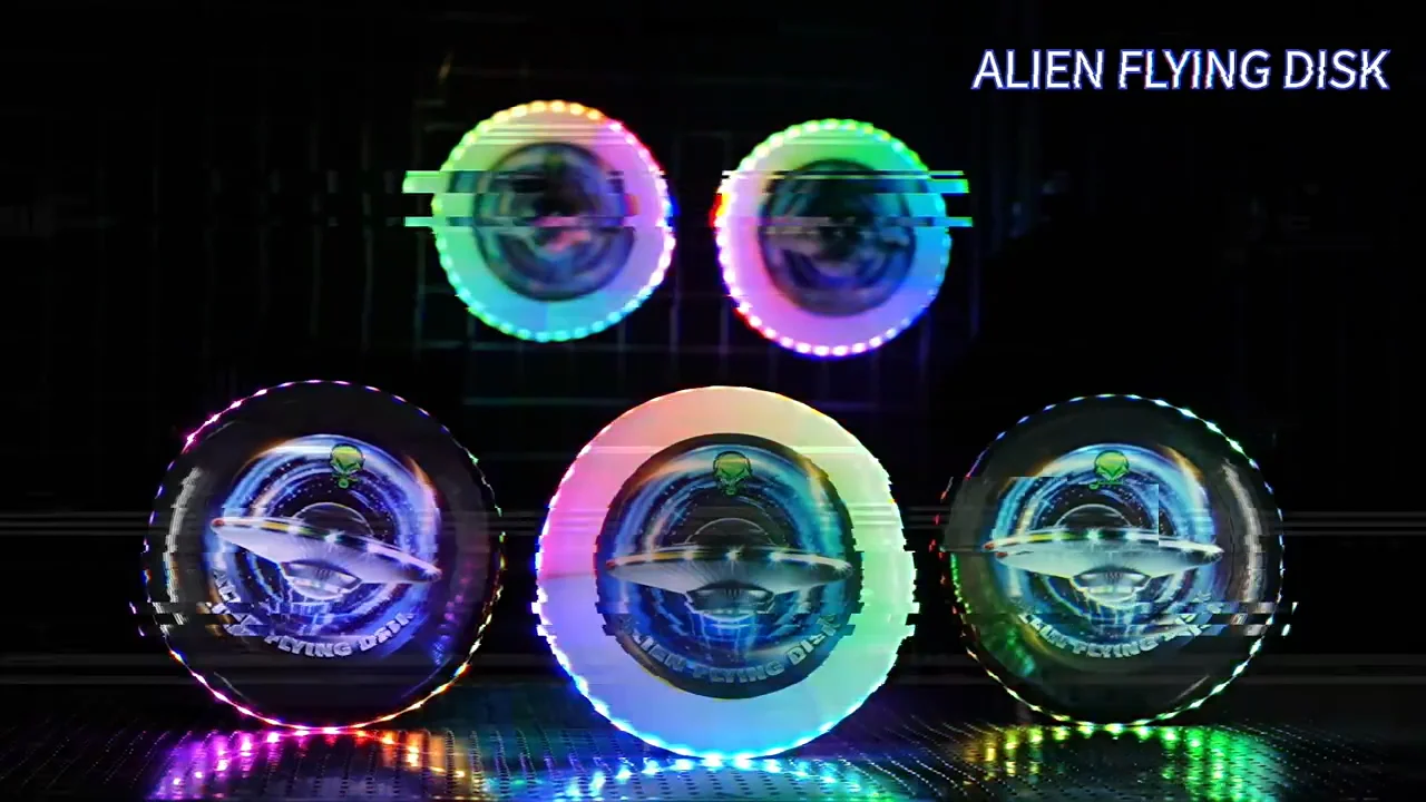 LED Alien Frisbee