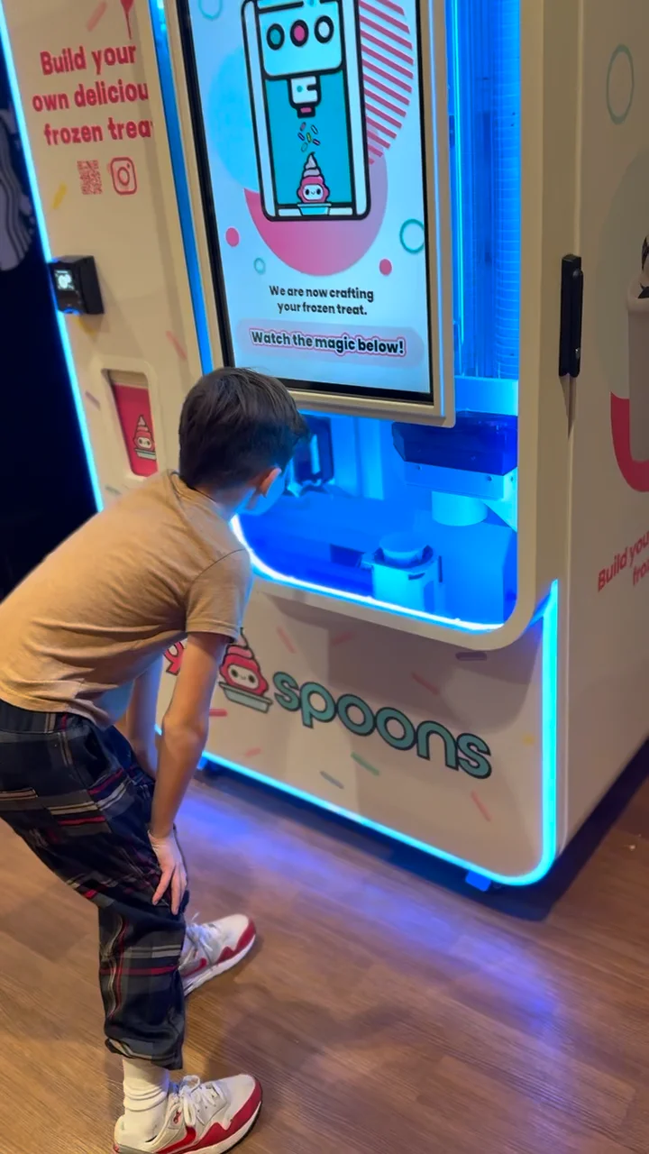 Ollie, our #1 customer and youngest owner/operator at 99 Spoons!