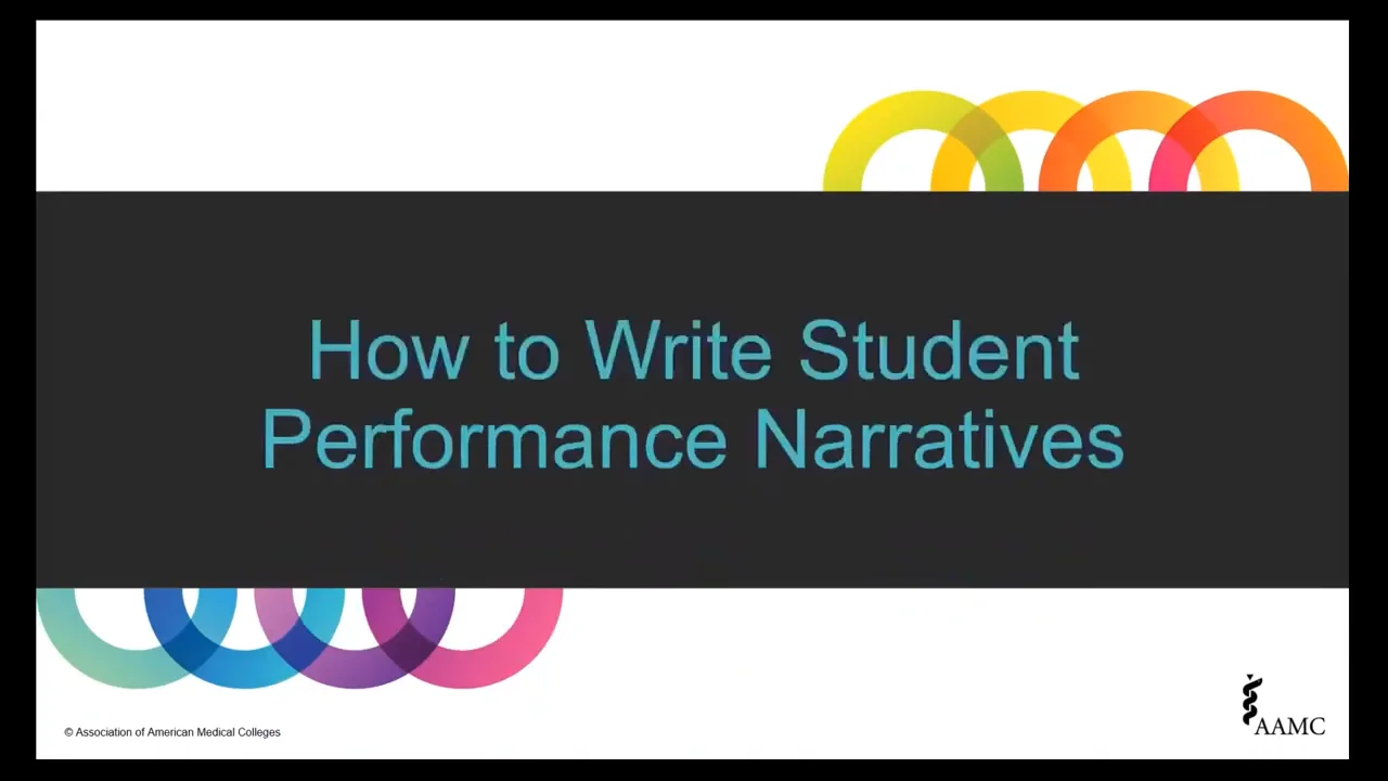 How to Write Student Performance Narratives