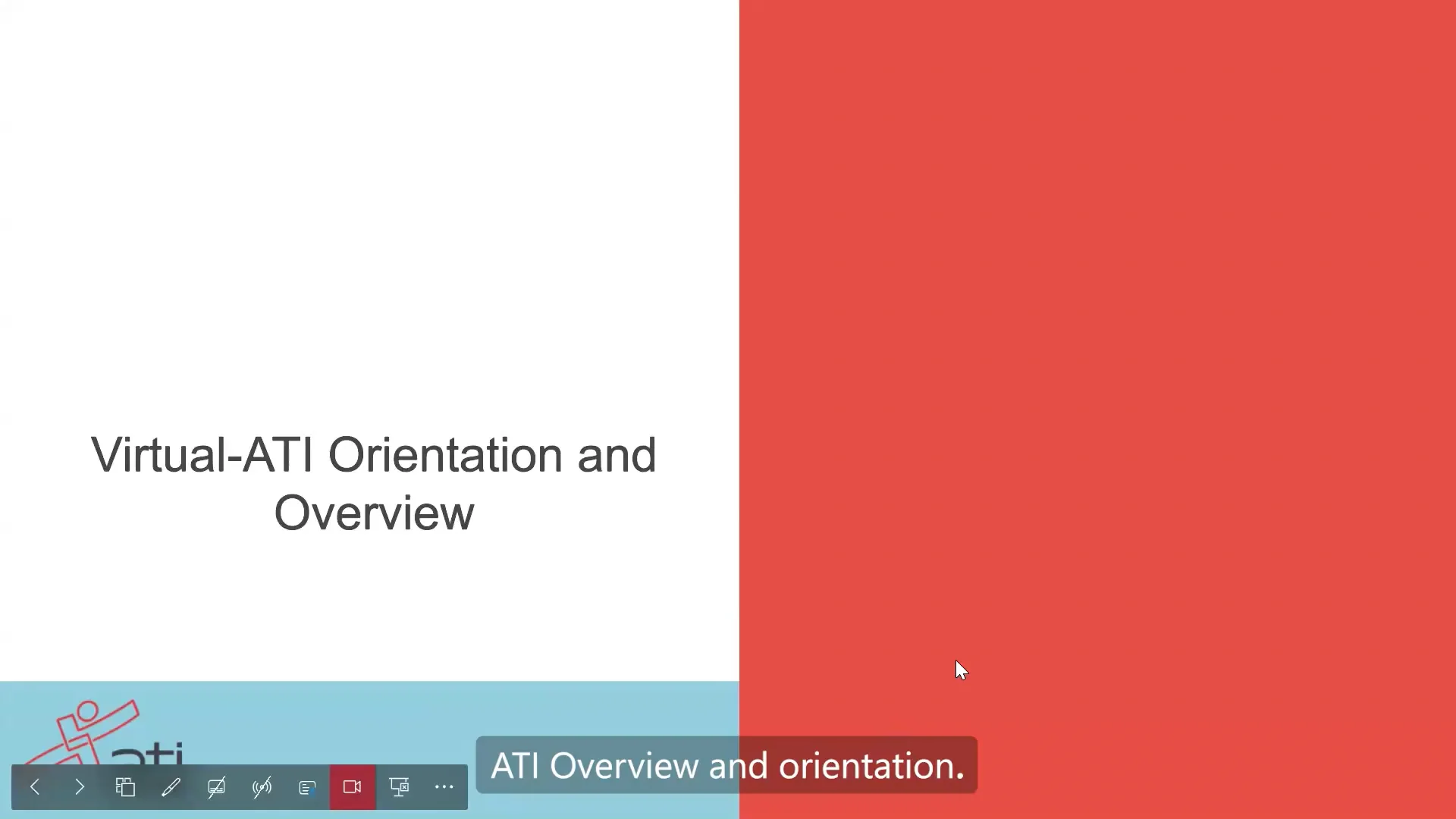 Virtual ATI Overview & Orientation