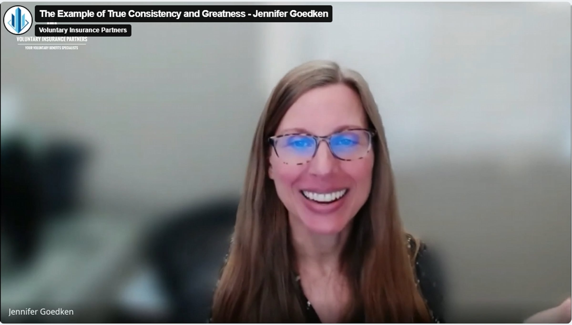 The Example of True Consistency and Greatness - Jennifer Goedken