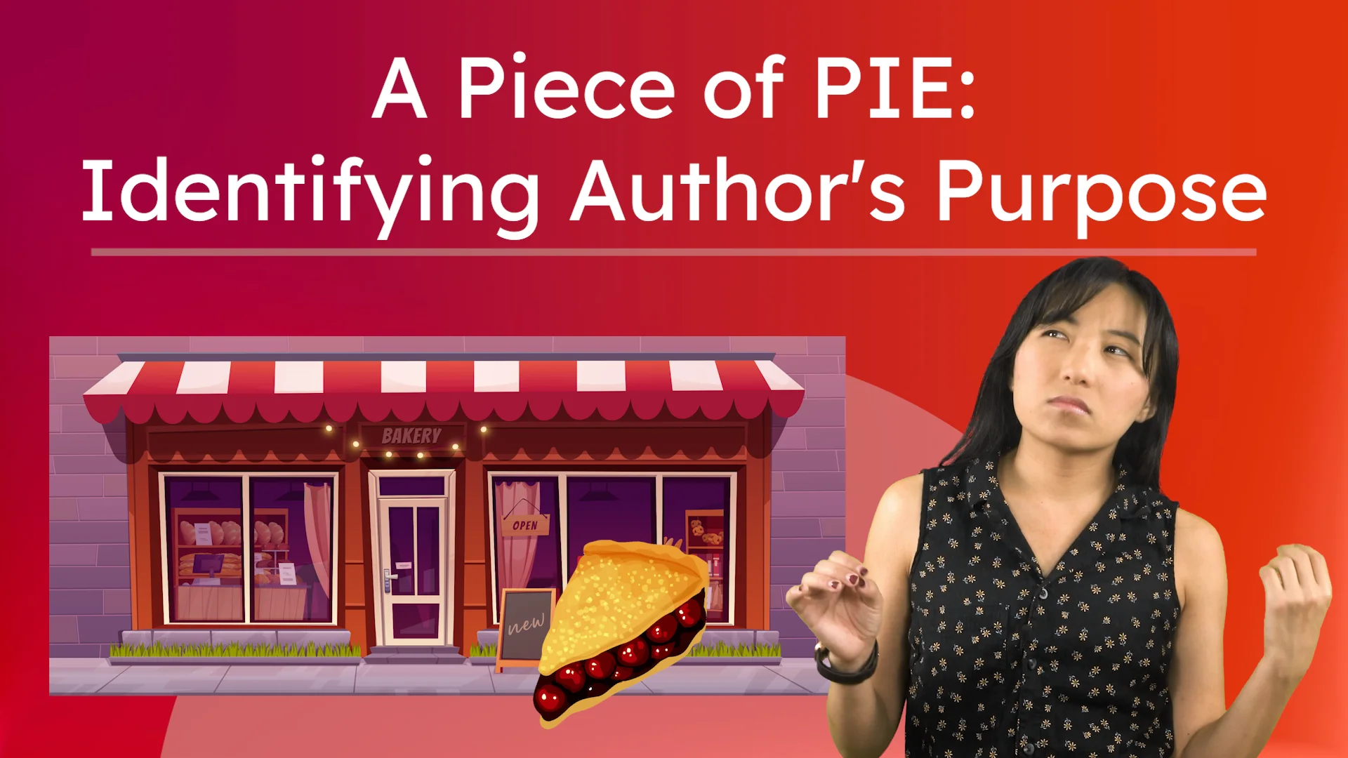 A Piece of PIE: Identifying Author's Purpose