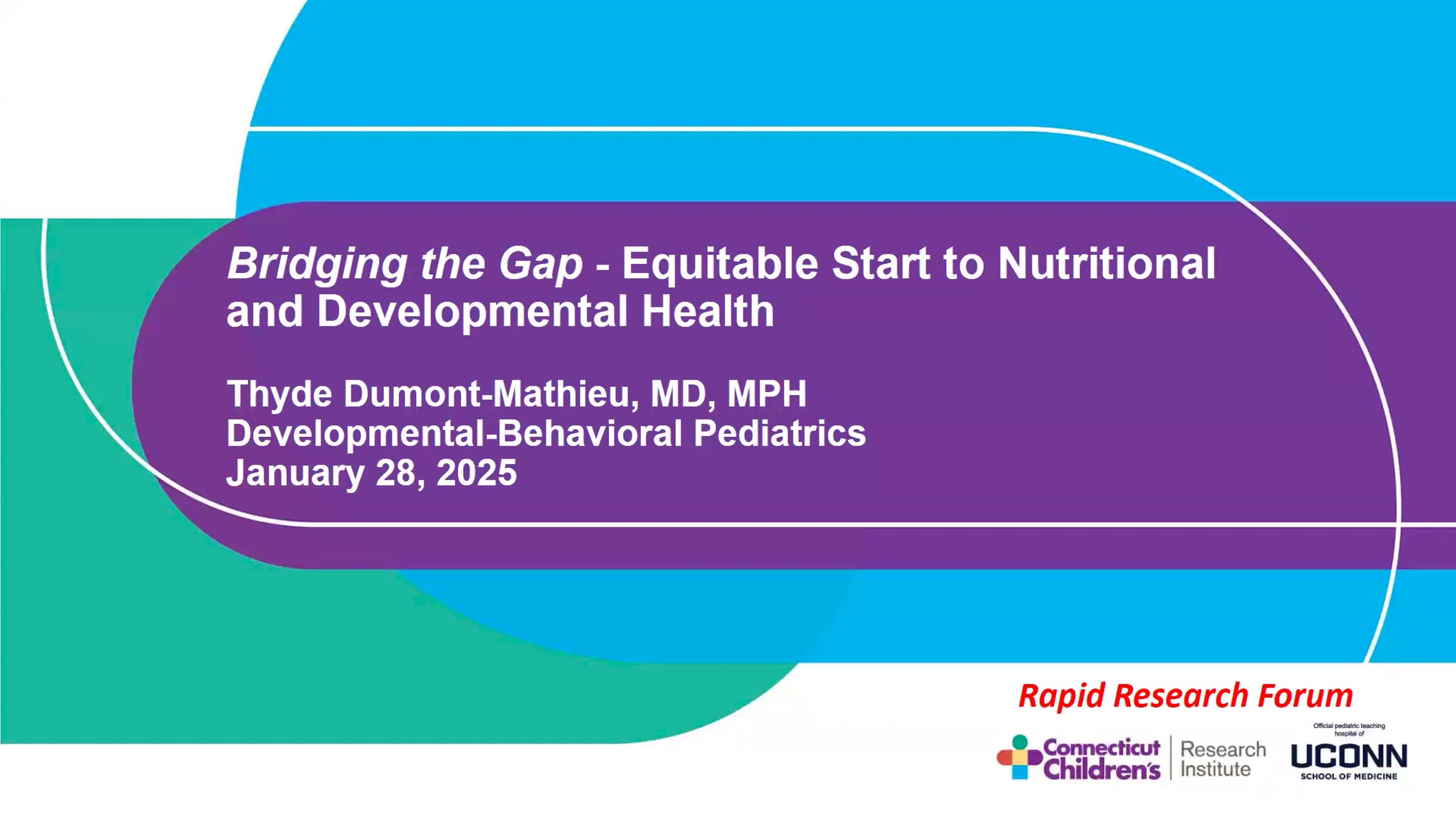 Bridging the Gap - Equitable Start to Nutritional and Developmental Health
