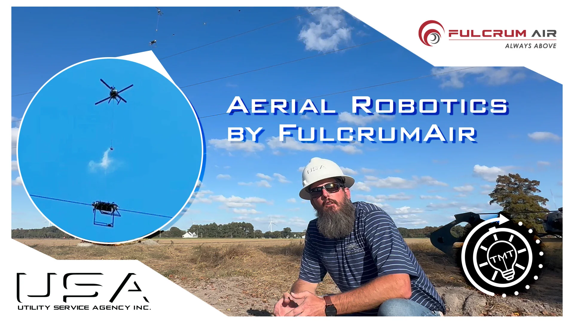 TMT – FulcrumAir: Using drones and robots to install bird flight diverters