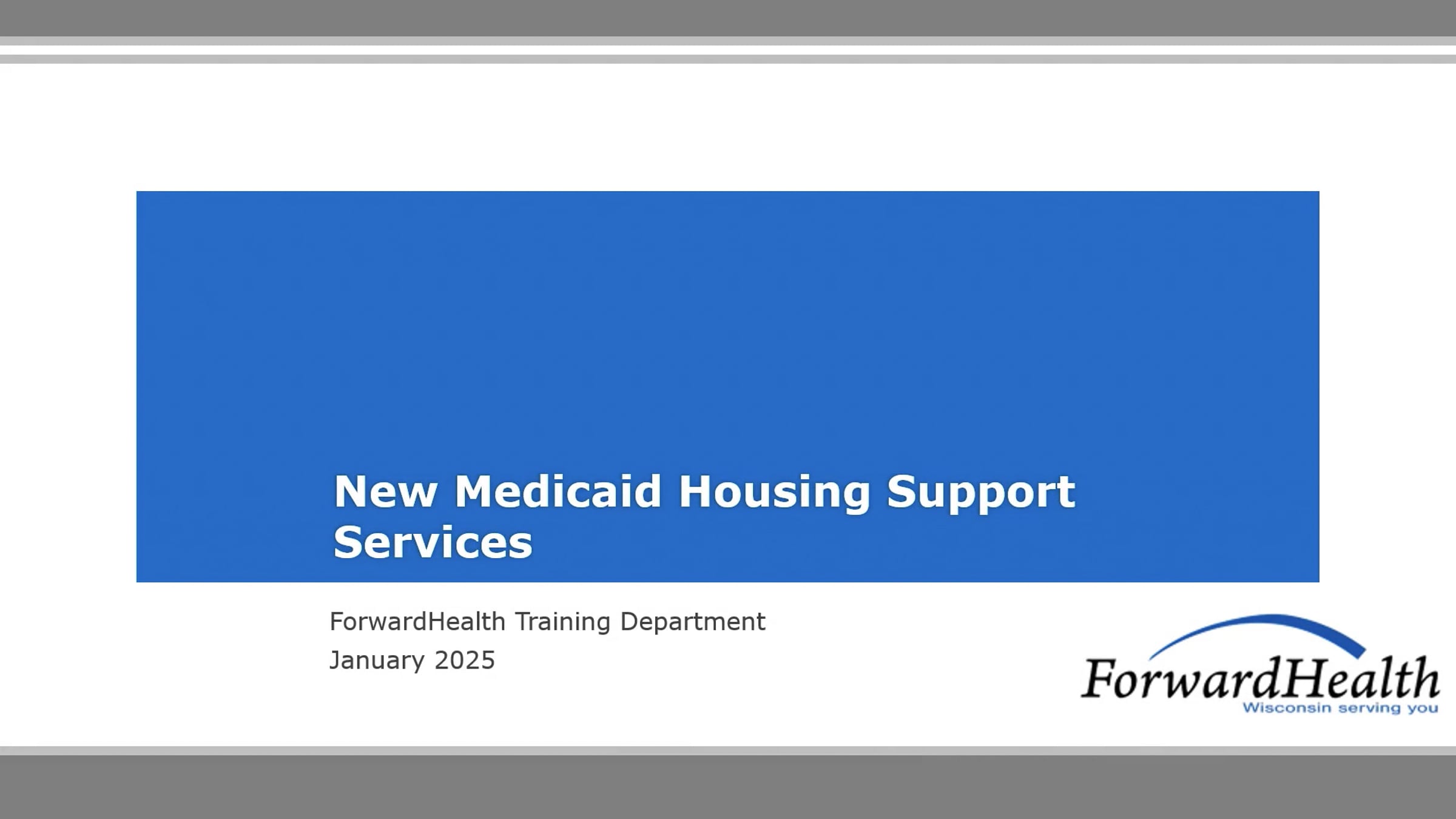 Housing Support Services: Policy