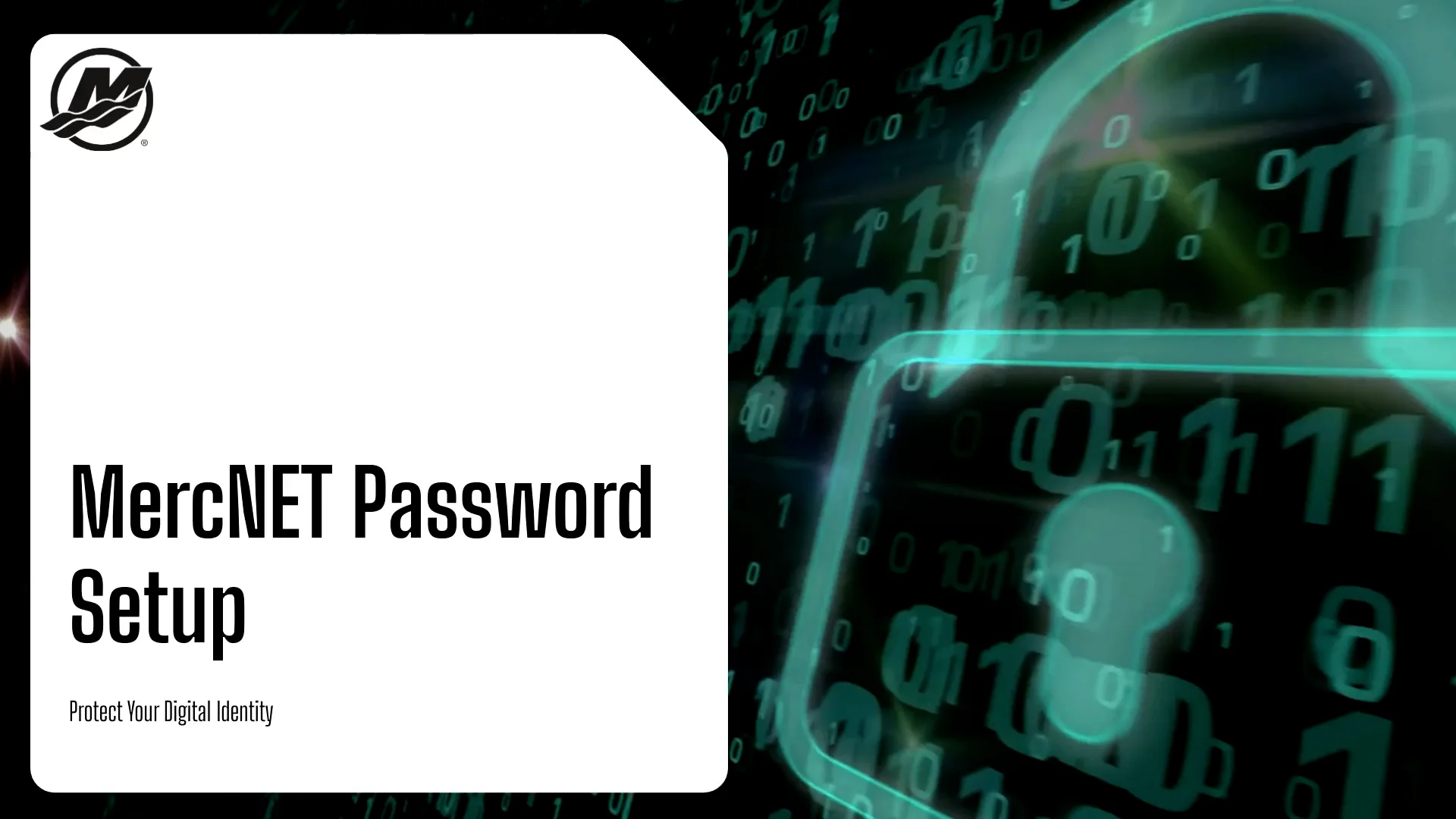 MercNET Password Setup