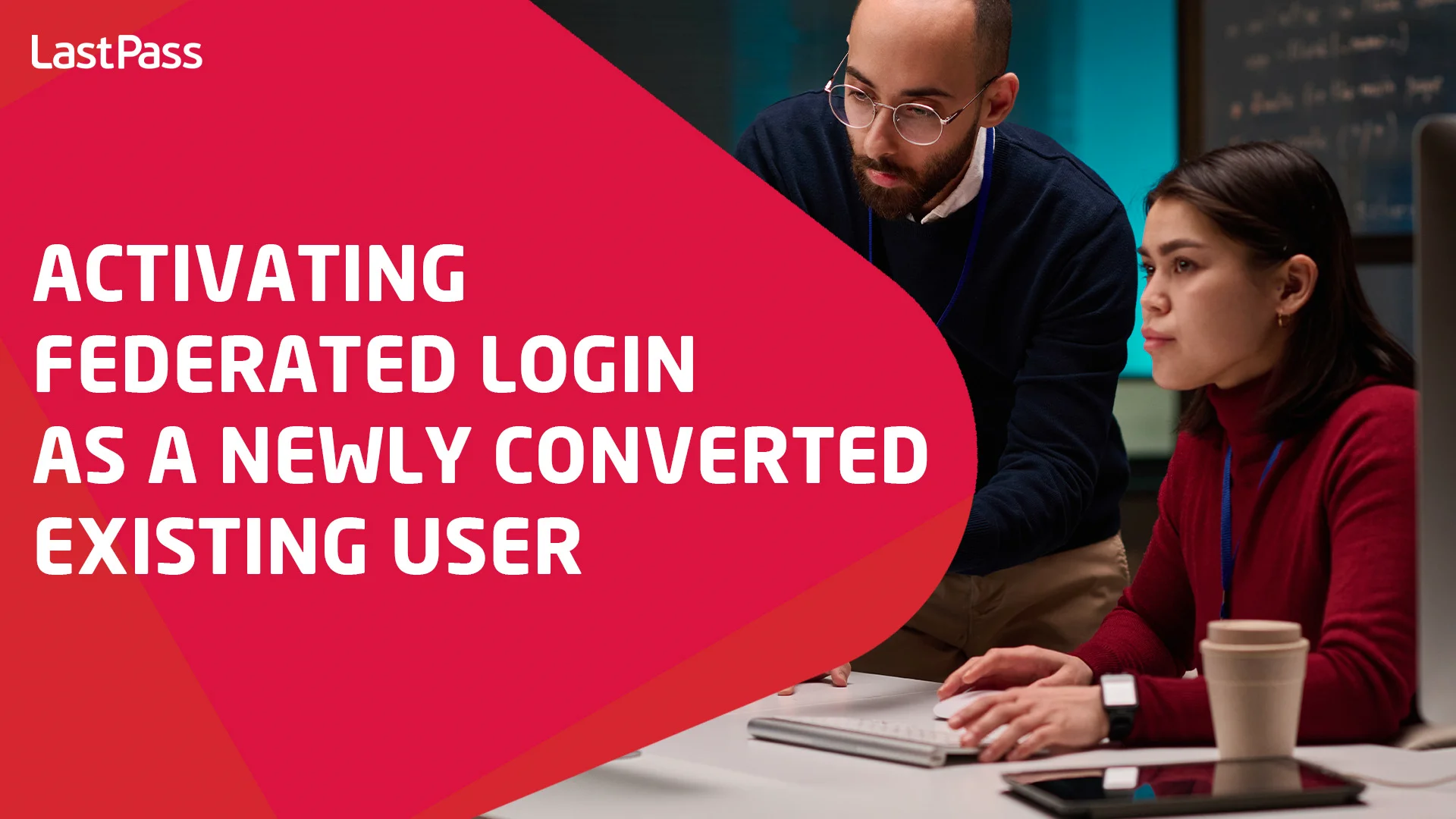 Activating federated login as a newly converted existing user