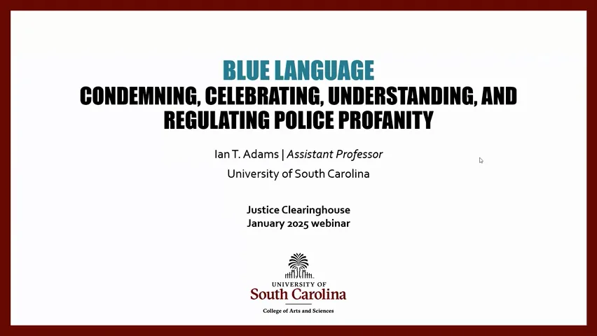 Watch Blue Language: Condemning, Celebrating, Understanding, and ...
