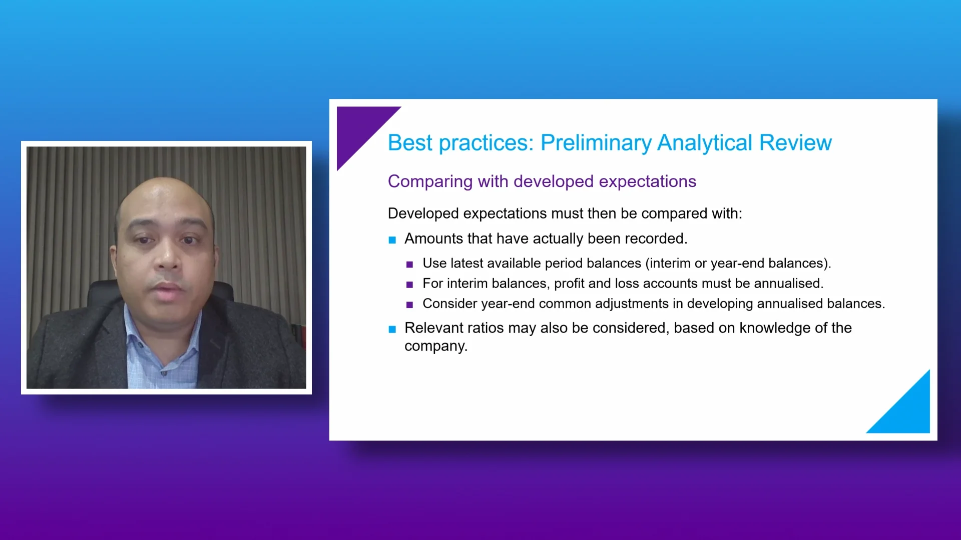 Preliminary and Final Analytical Reviews: Best Practices - Module 2