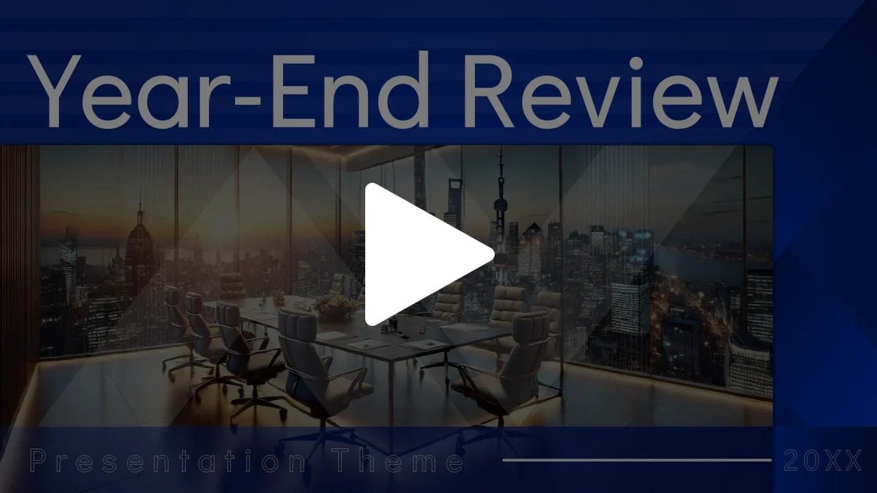 Year-End Review Presentation Animated Presentation - SketchBubble