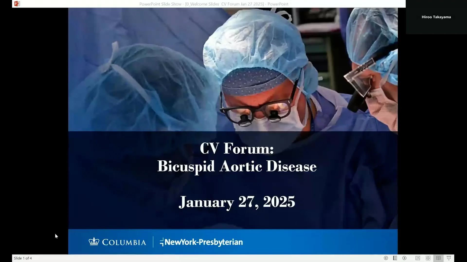 CV Forum - 1-27-2025 - Bicuspid Aortic Disease