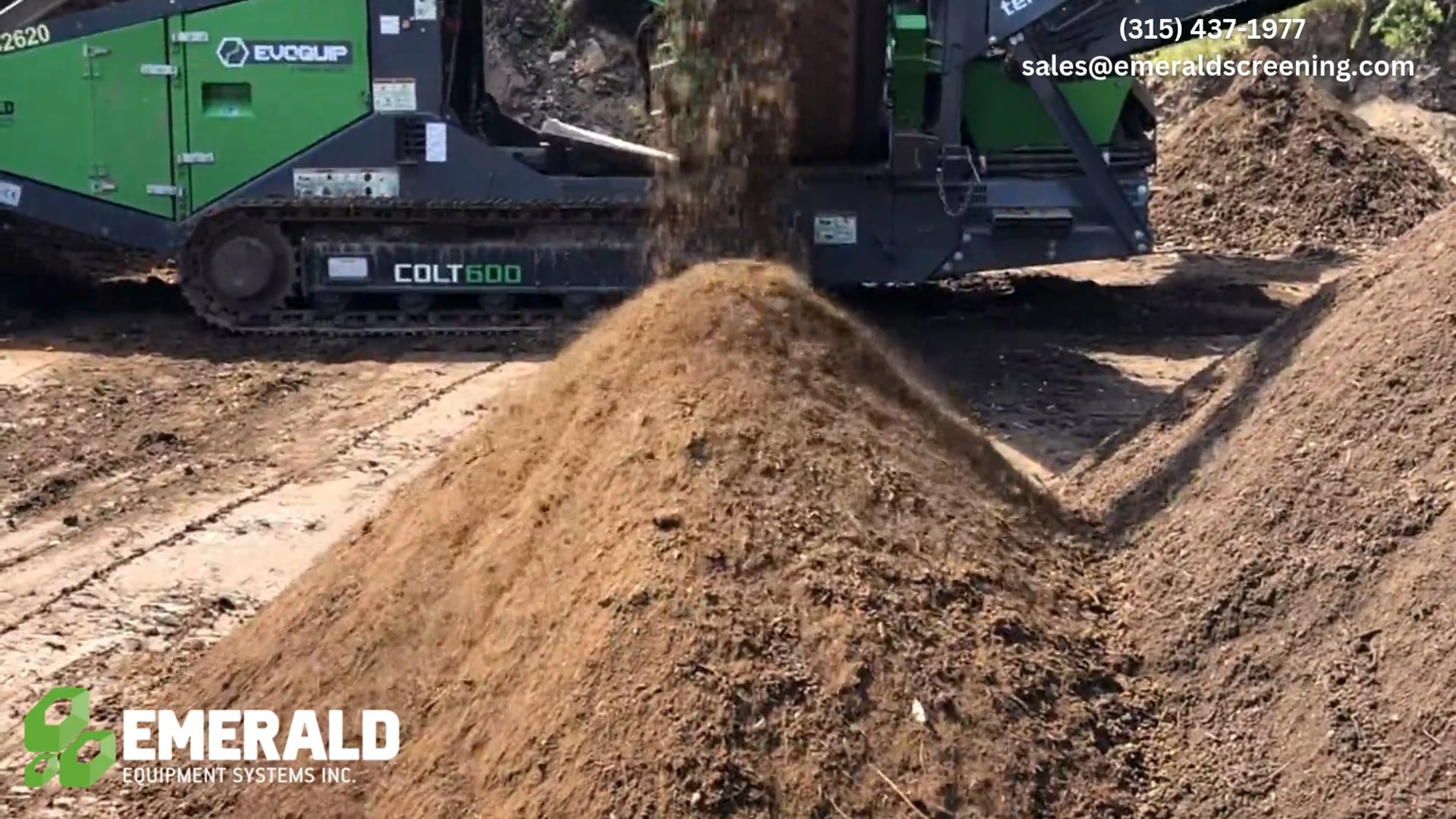 Evoquip Colt 600 Screening Topsoil Emerald Equipment Systems