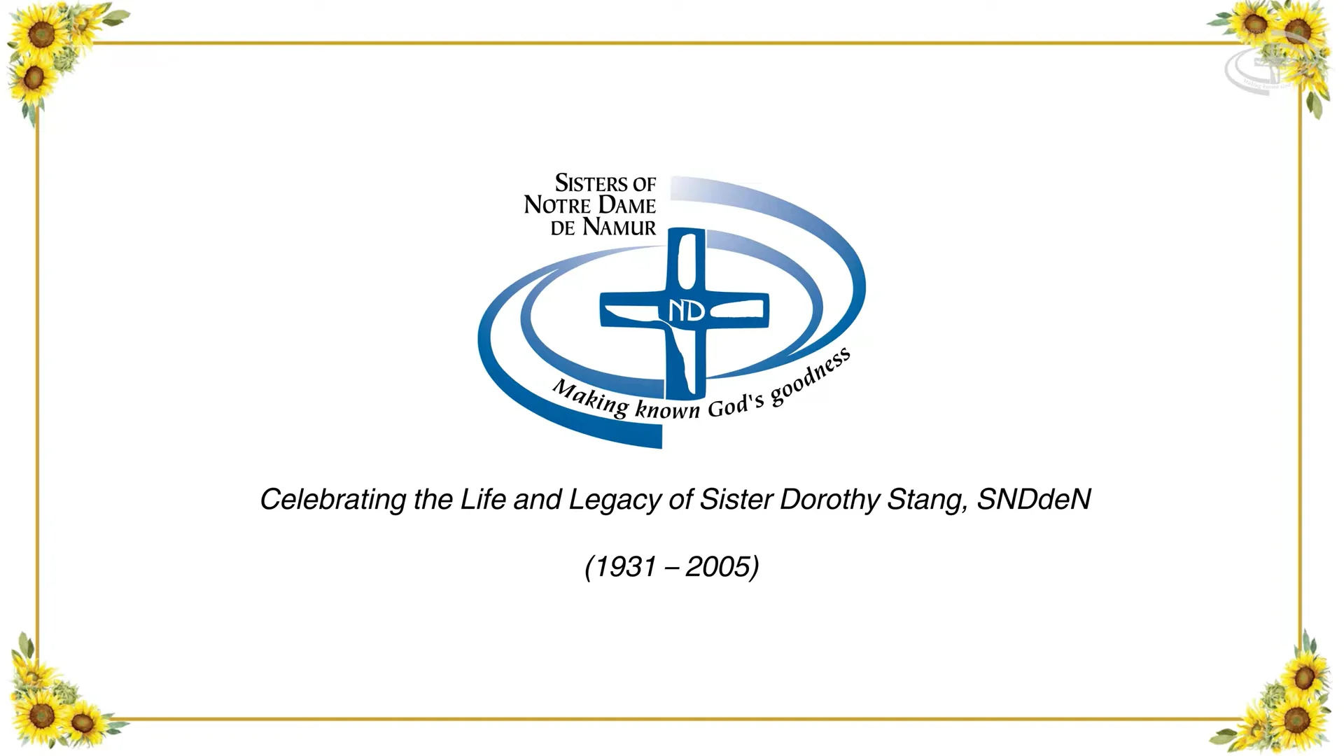 The Life and Legacy of Sister Dorothy Stang