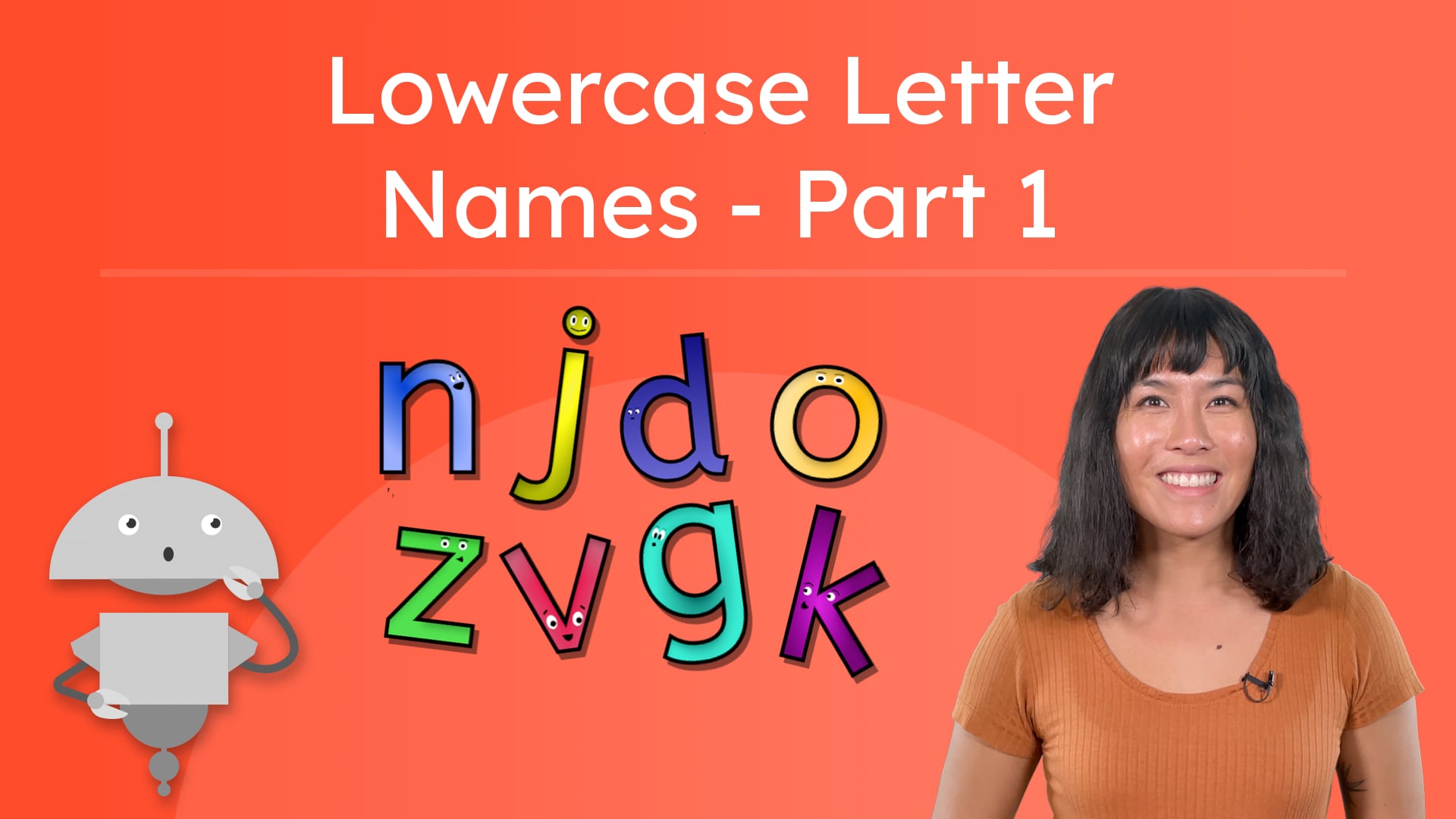 Lowercase Letter Names - Part 1