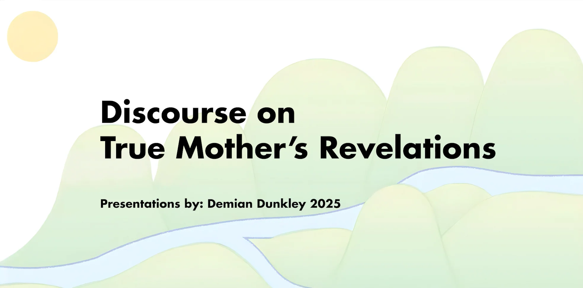 10. Discourse on True Mother's Revelations