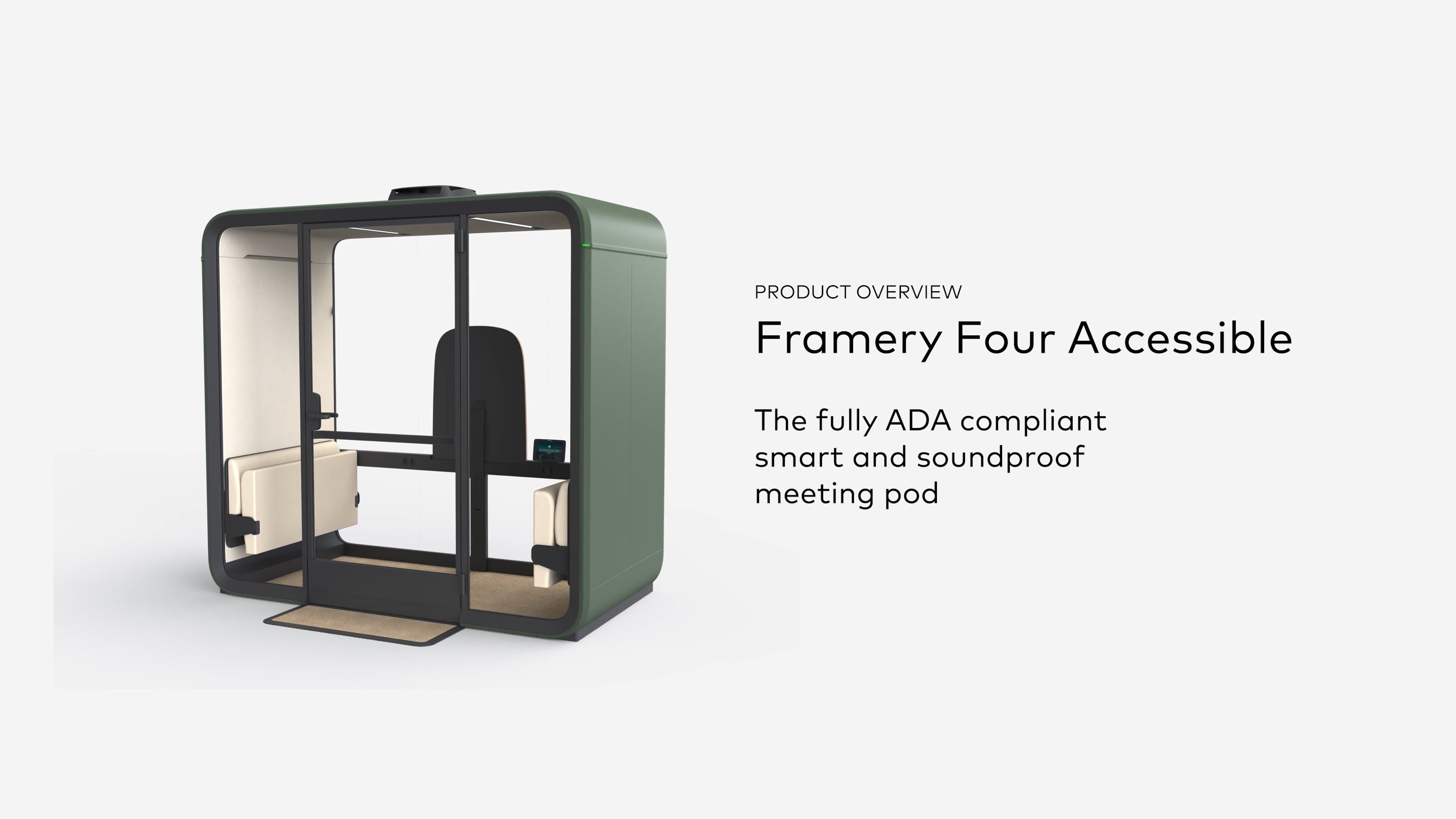 Framery Four Accessible | Product Overview