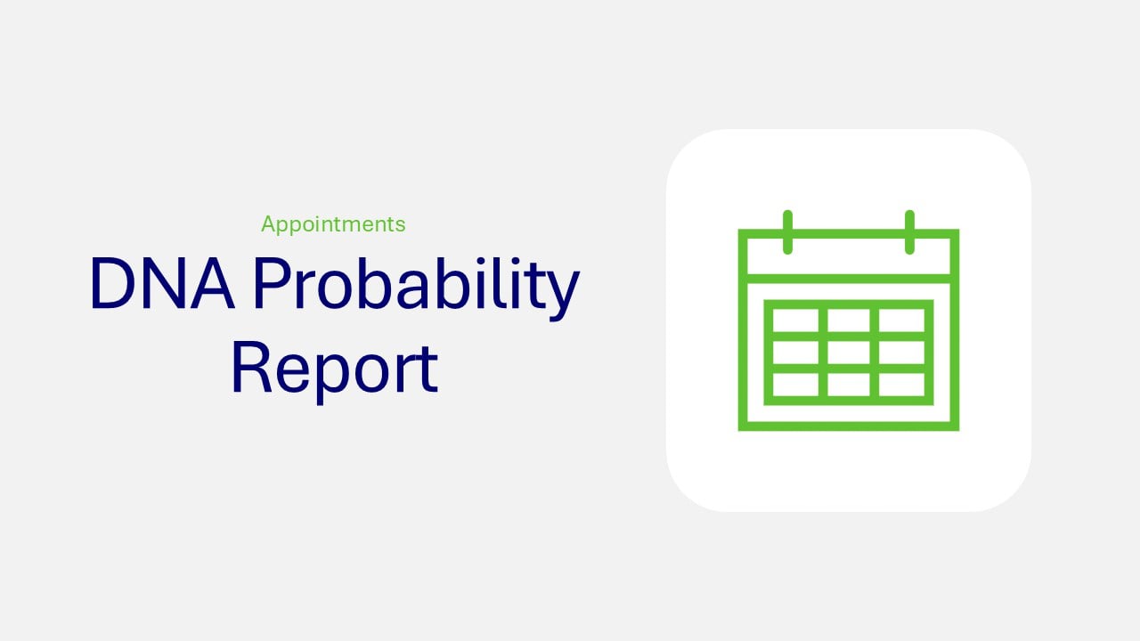 DNA Probability Report