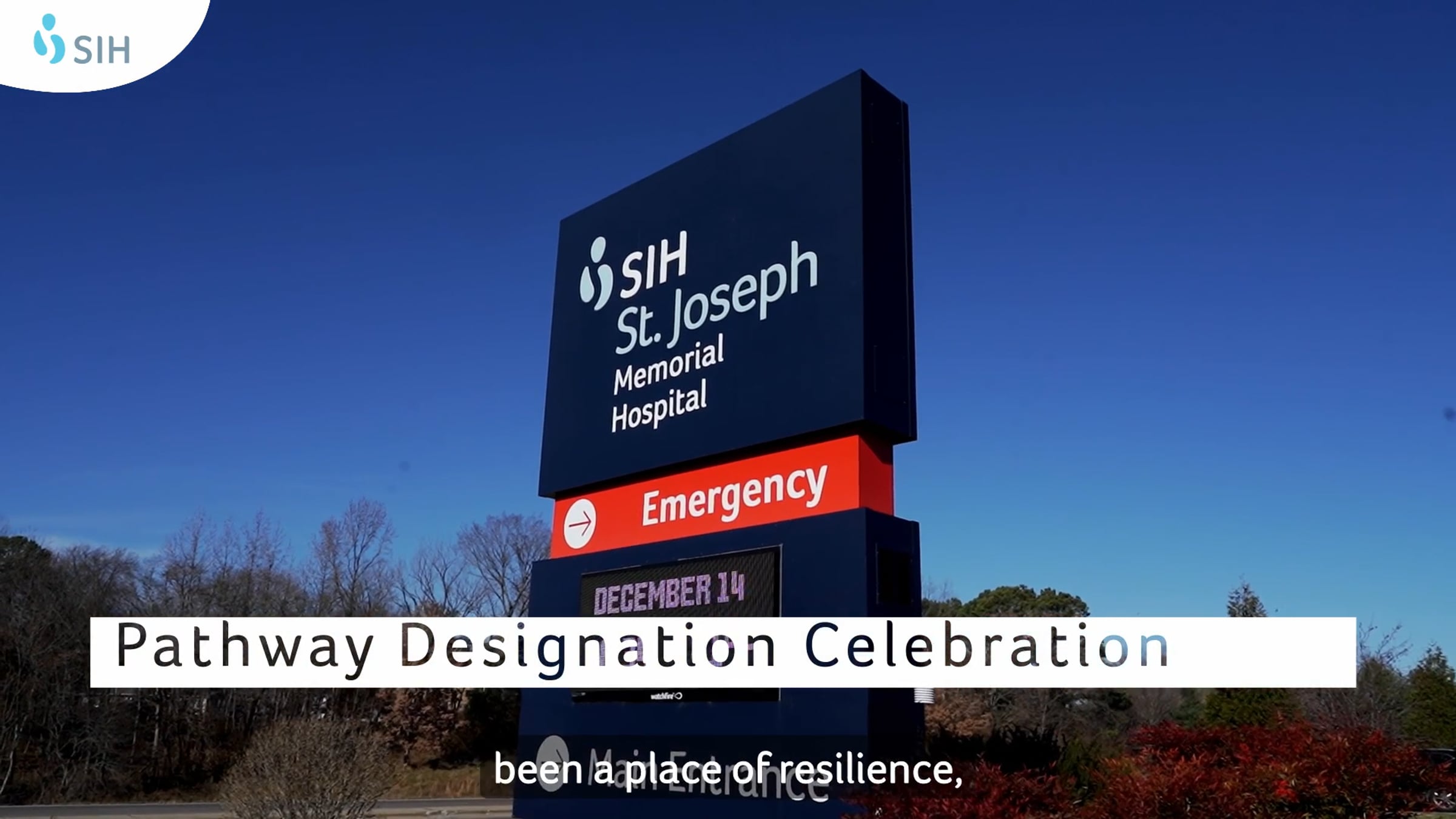 SIH St. Joseph Memorial Hospital Pathway Designation Celebration