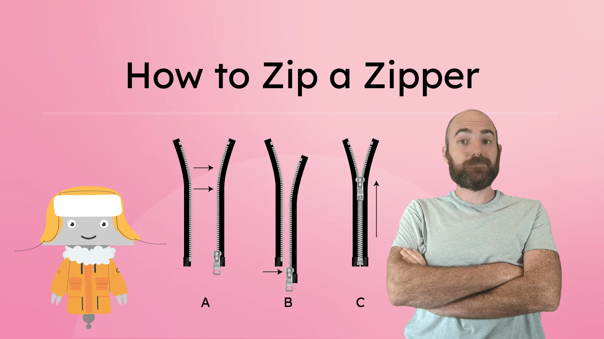 How to Zip a Zipper