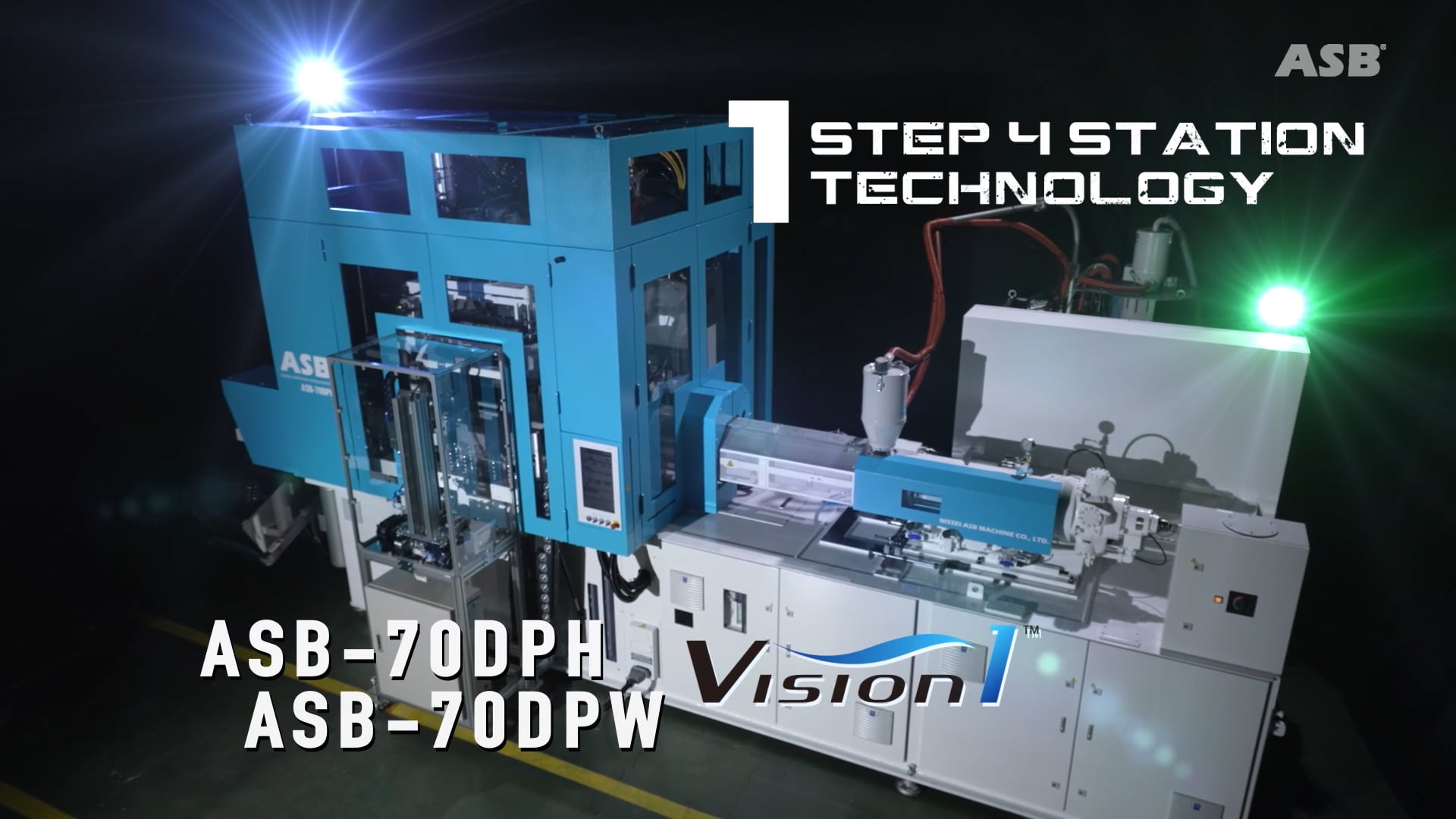 ASB-70DP Series v4 Vision1 - 1-Step Injection Stretch Blow Molding Machines