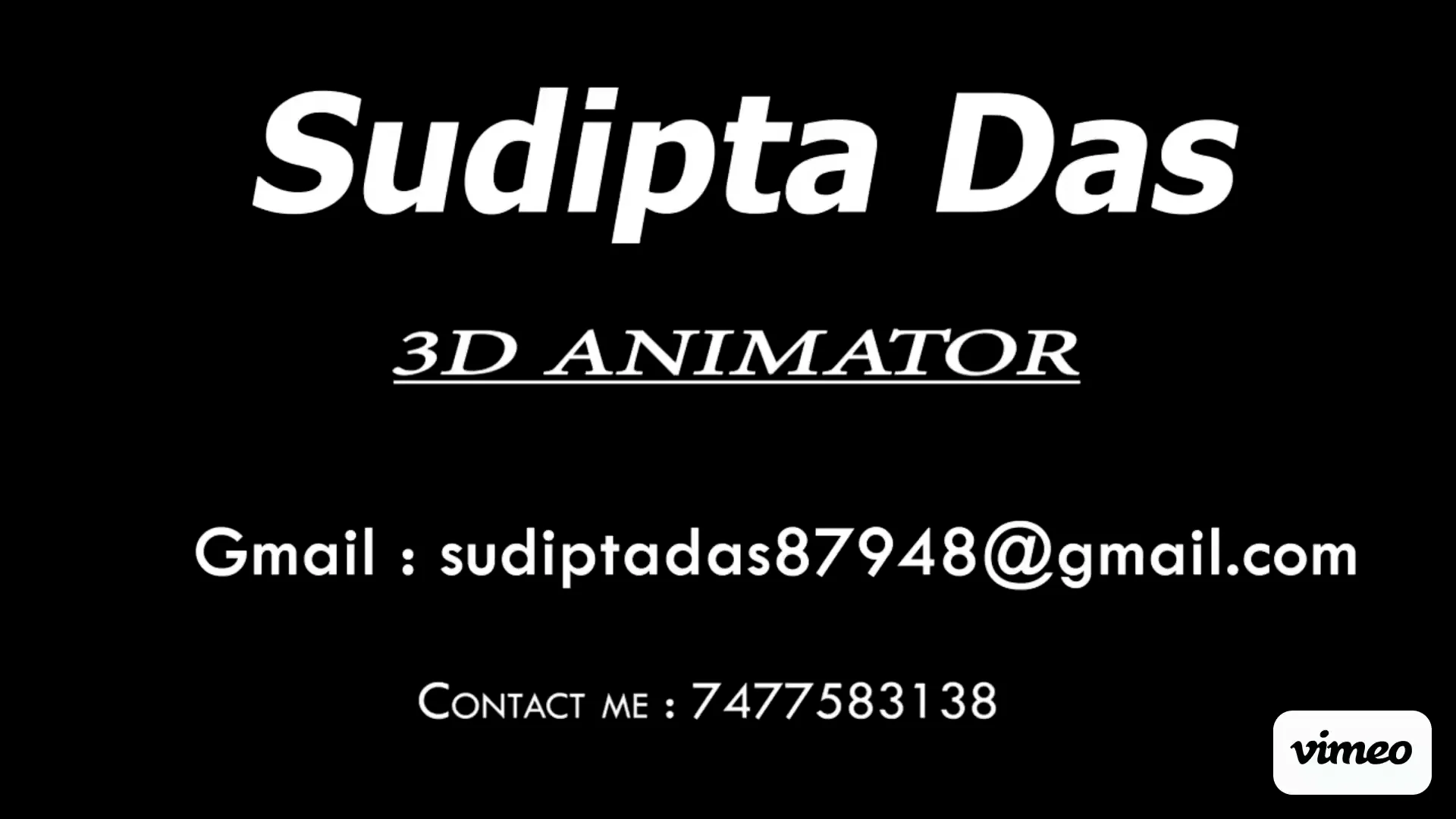 Sudipta Das_Showreel