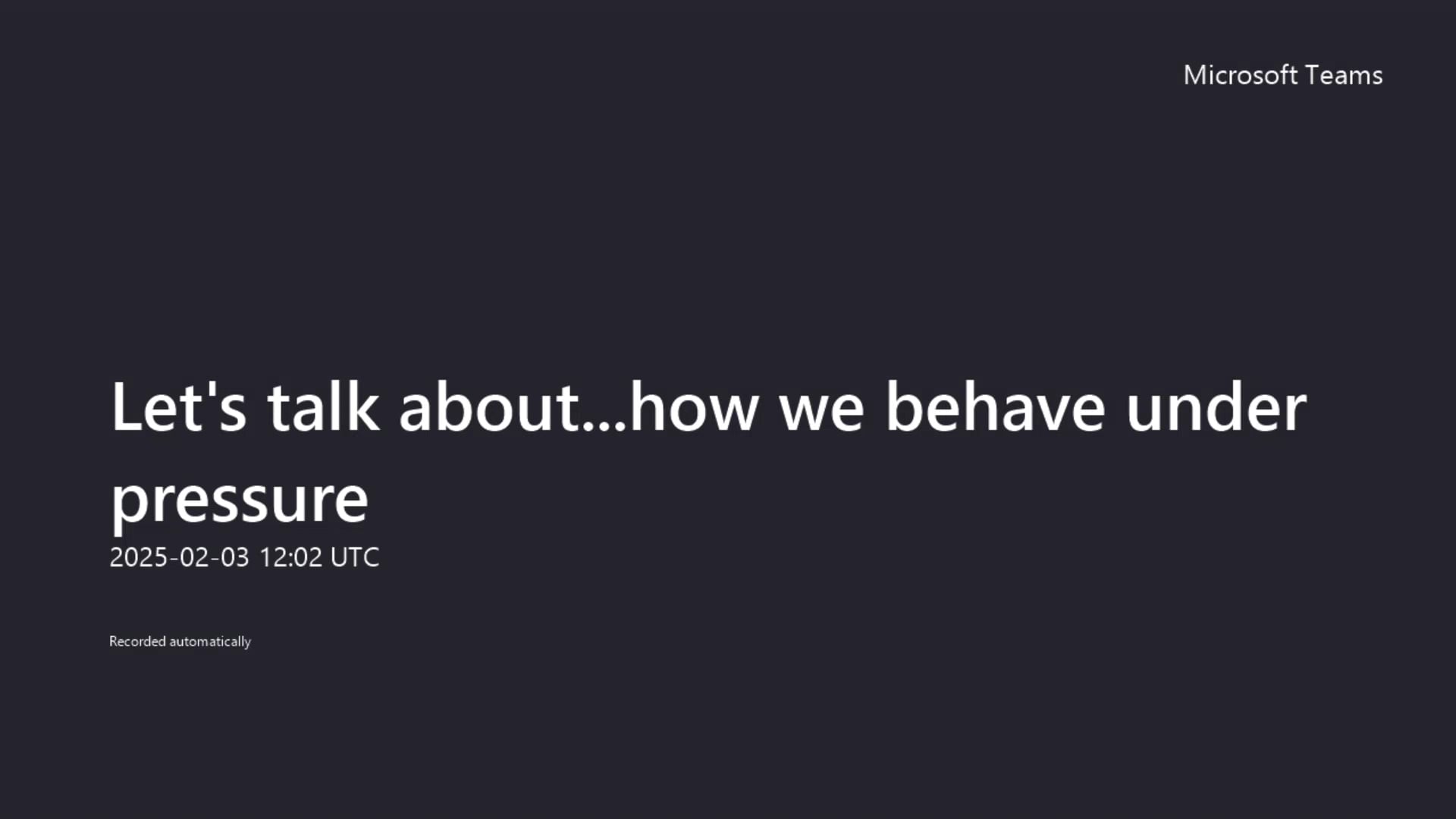 ‘Let’s talk about…’ Conversations - Let's talk about... #8 how we ...