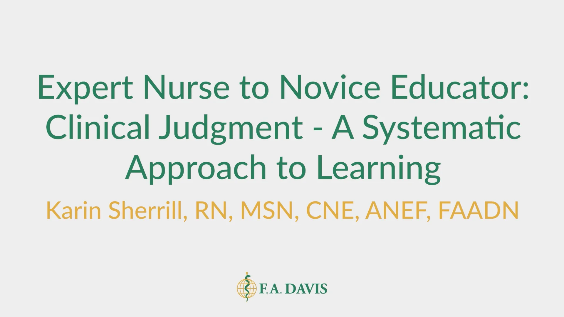 Expert Nurse to Novice Educator: Clinical Judgement - A Systematic ...