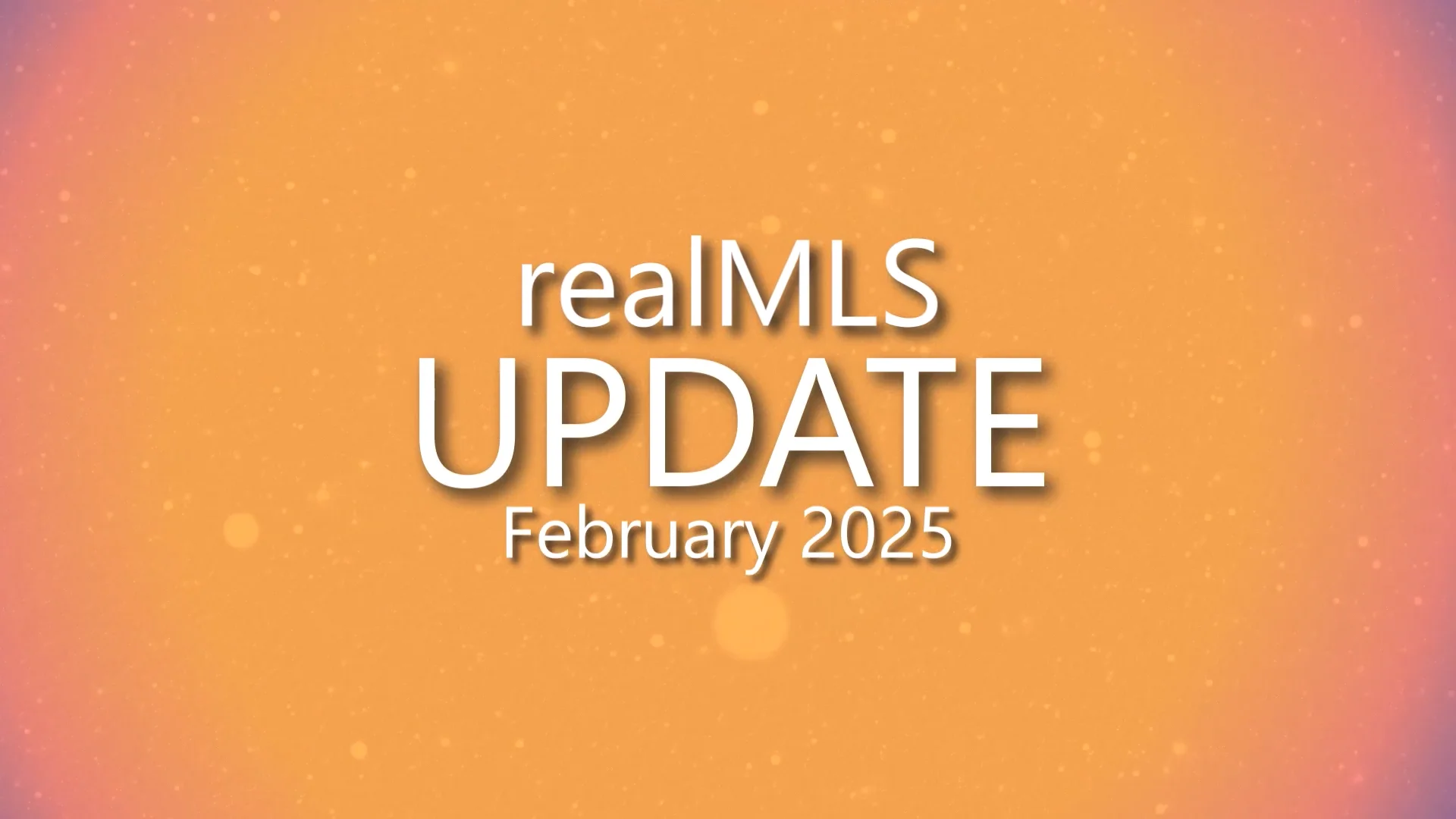 realMLS Update Feb 2025