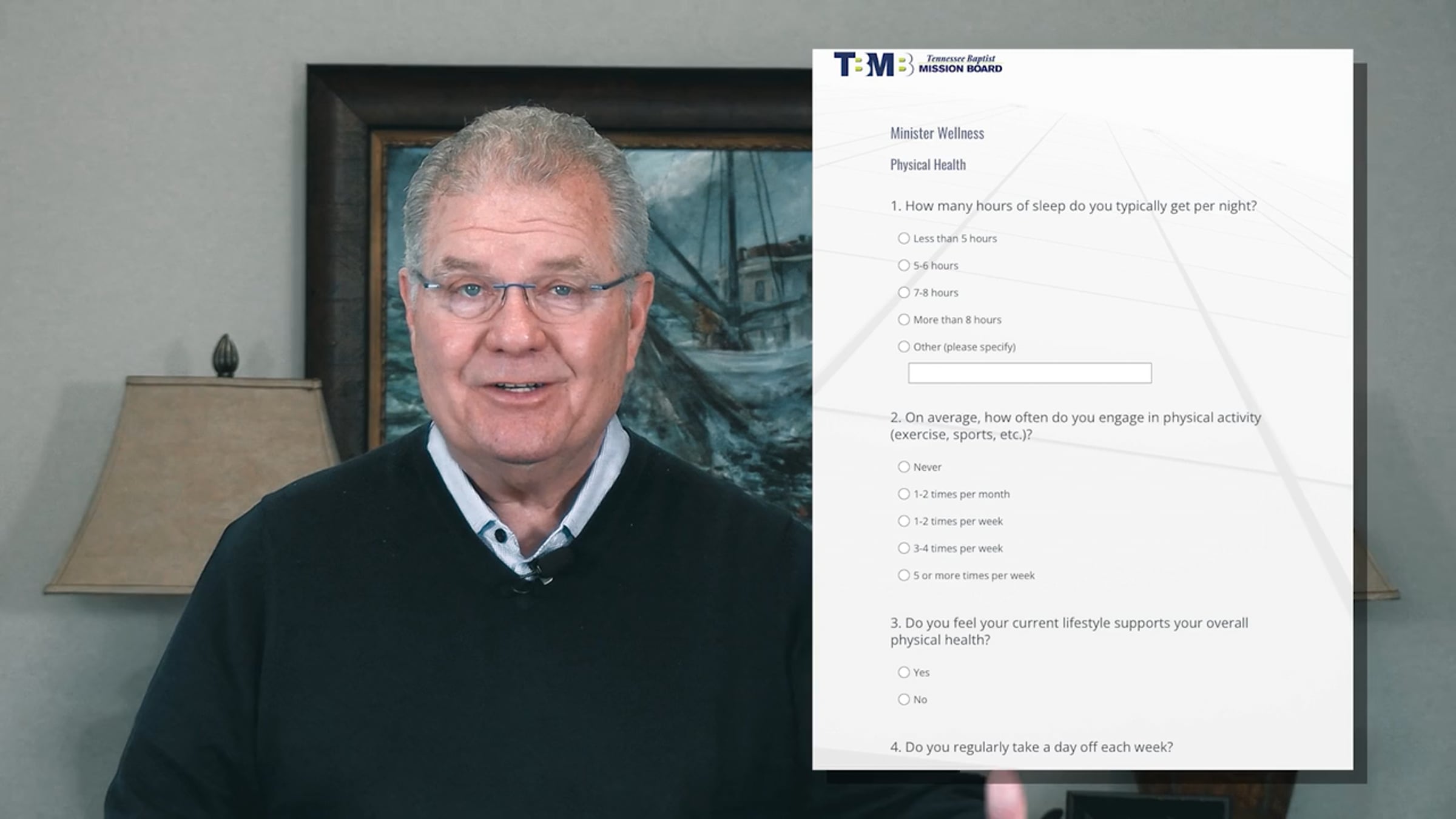 Minister Wellness Survey - Randy Davis