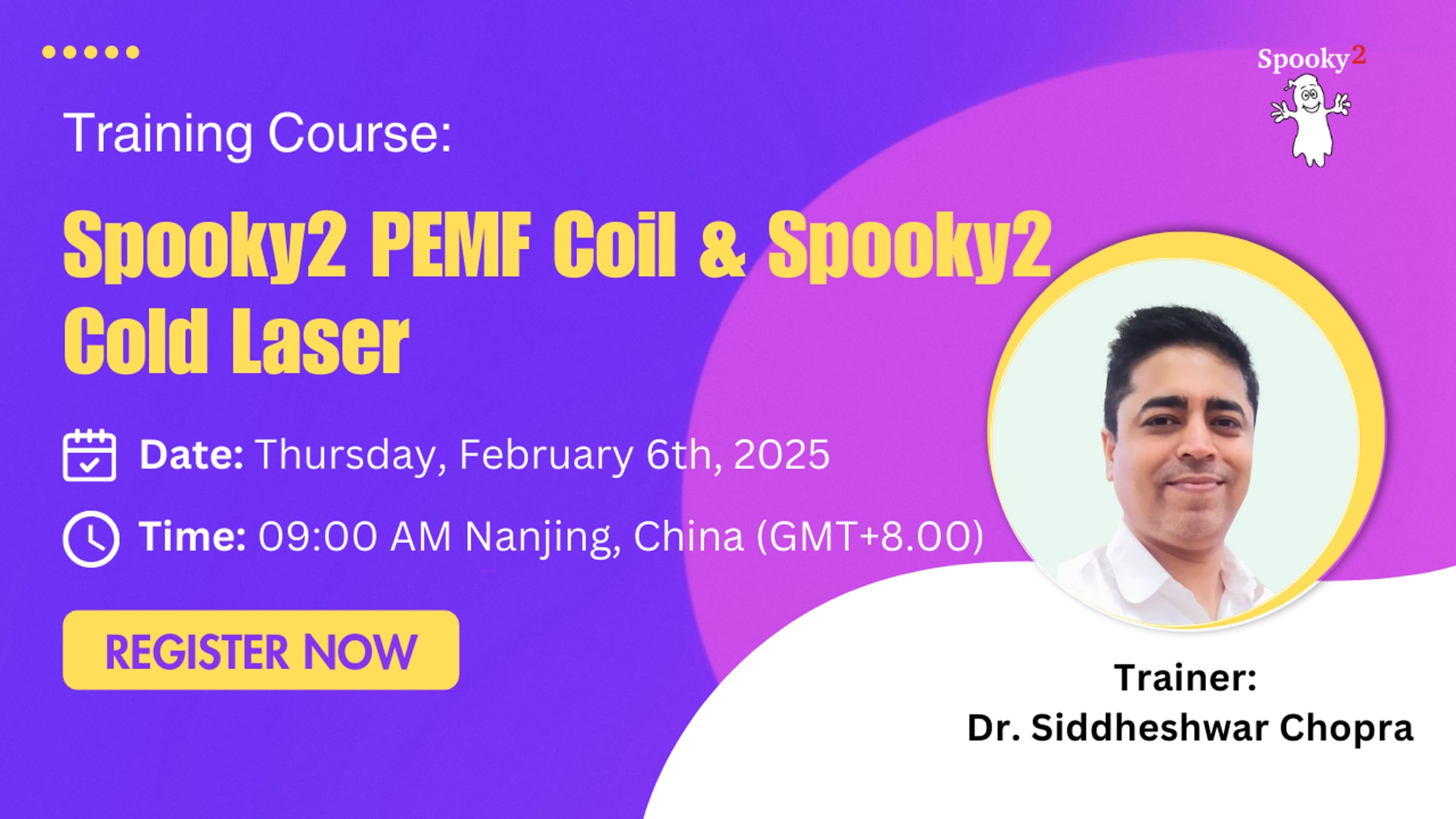 Spooky2 PEMF Coil & Spooky2 Cold Laser Held By Dr. Siddheshwar Chopra ...