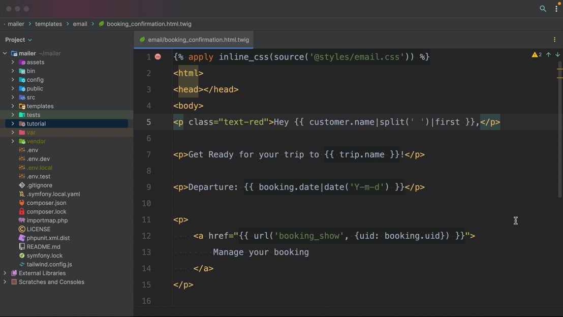 Real Email Styling with Inky & Foundation CSS > Mailer and Webhook with Mailtrap | SymfonyCasts
