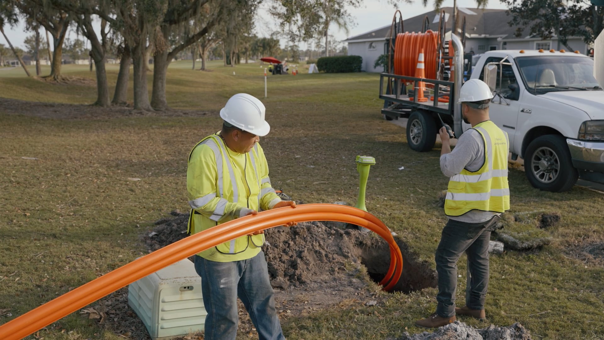 Blue Stream Fiber: Construction Process Explained | Videos & Movies on ...