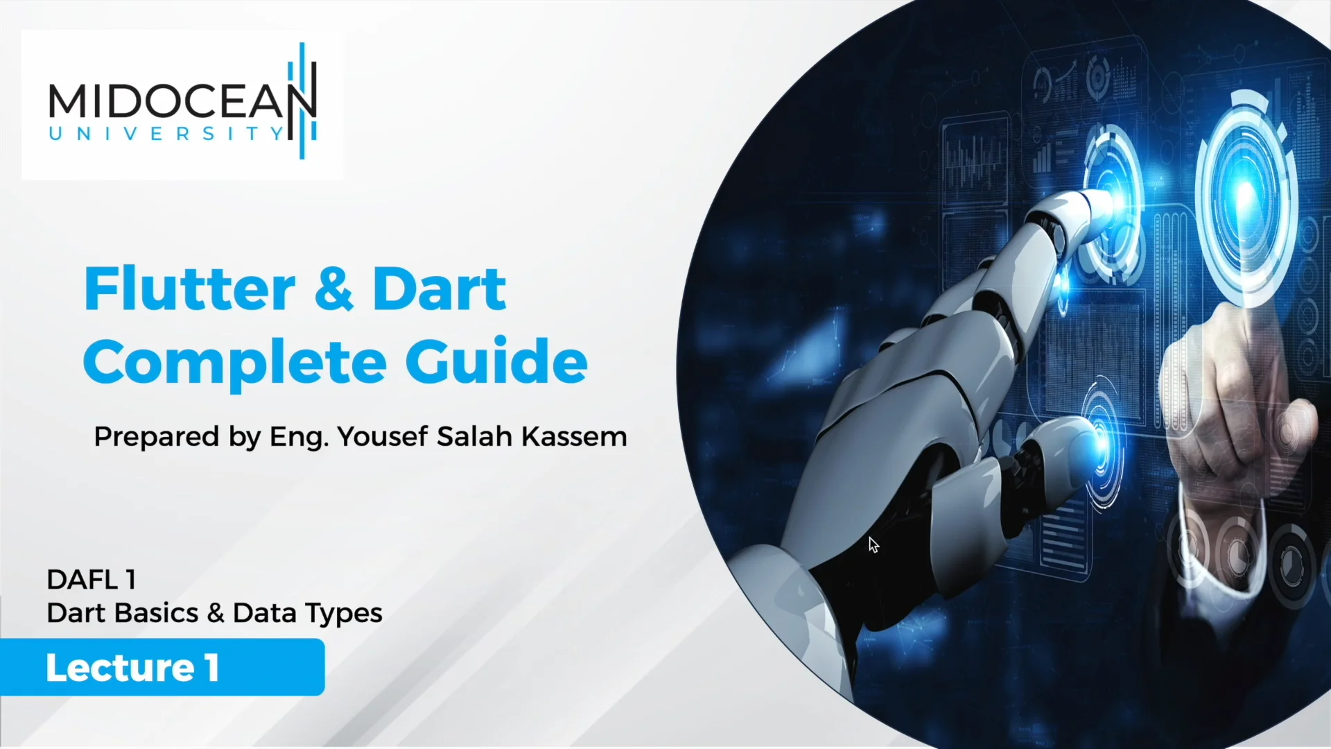 Flutter & Dart Complete Guide – DAFL-1 – lecture 1