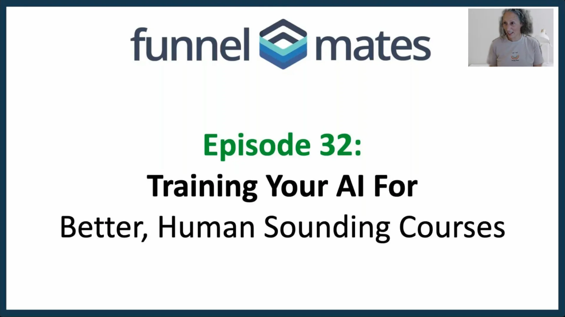 32. Training AI To Make Human Sounding Courses