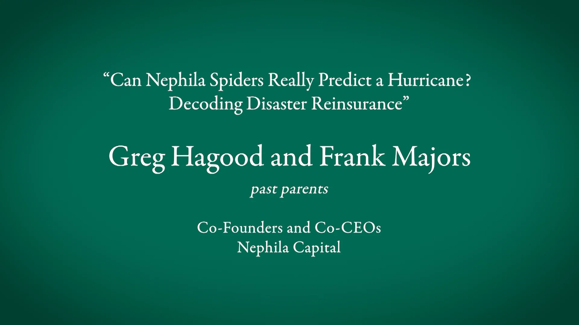 Future of STEM - Frank Majors & Greg Hagood