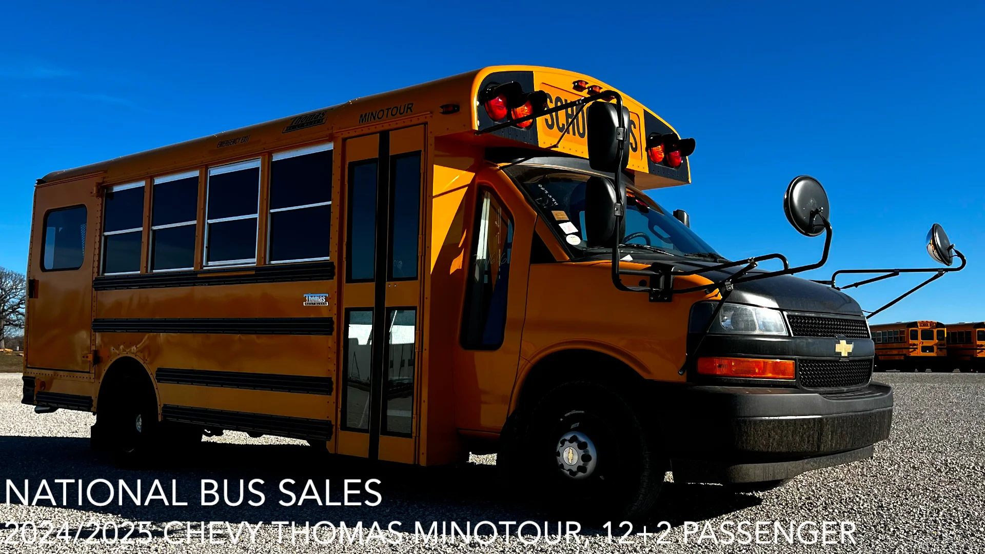 2024/2025 Chevy Thomas Minotour, 12+2 Passenger - National Bus Sales