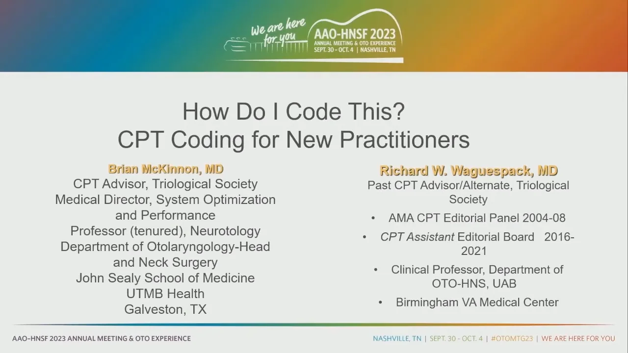How Do I Code This? CPT Coding for New Practitioners