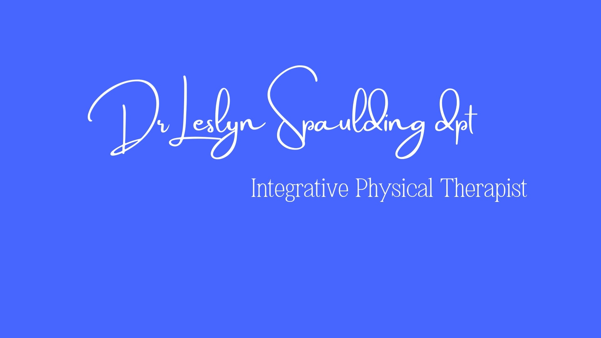 Dr Leslyn Spaulding