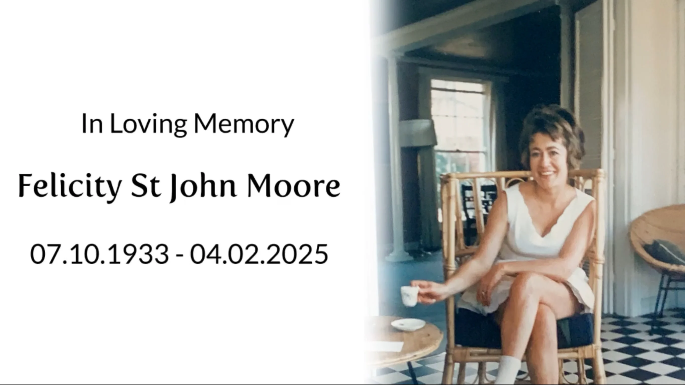 Felicity St John Moore