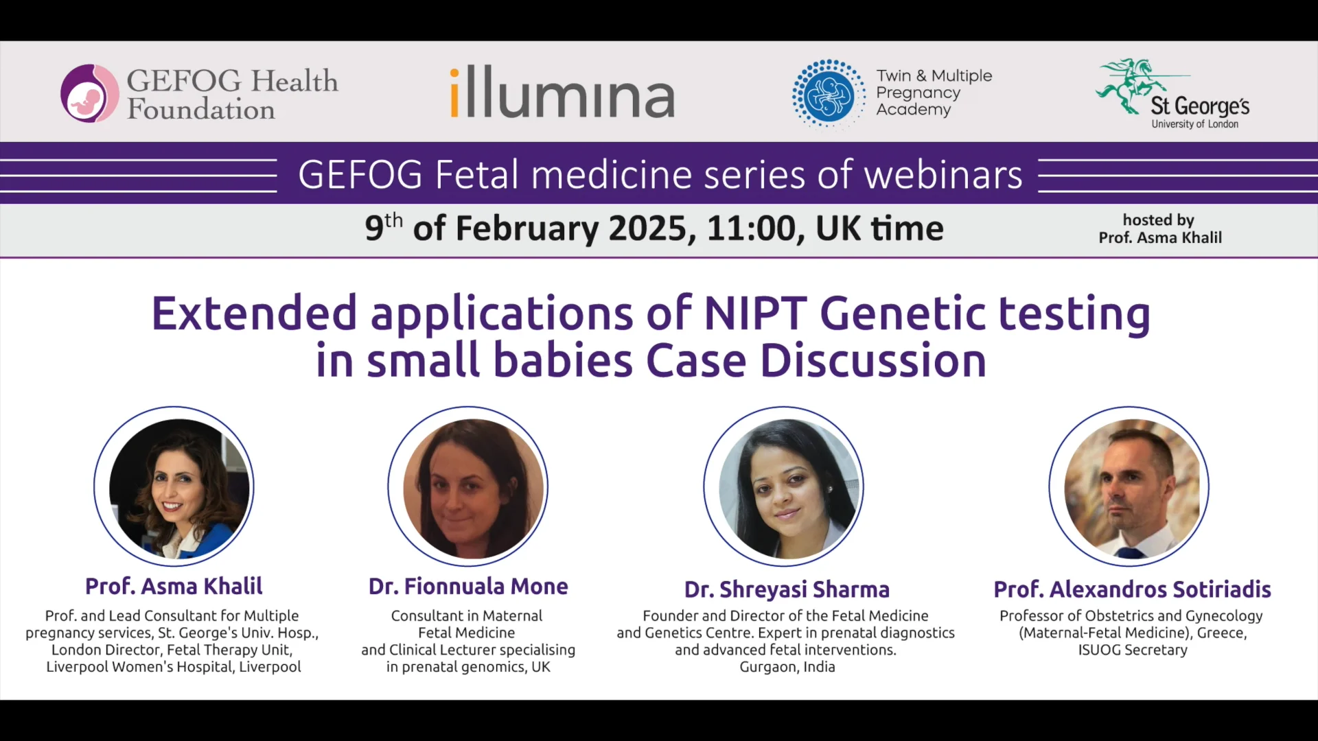 9th of February. 2025: Extended applications of NIPT genetic testing in ...