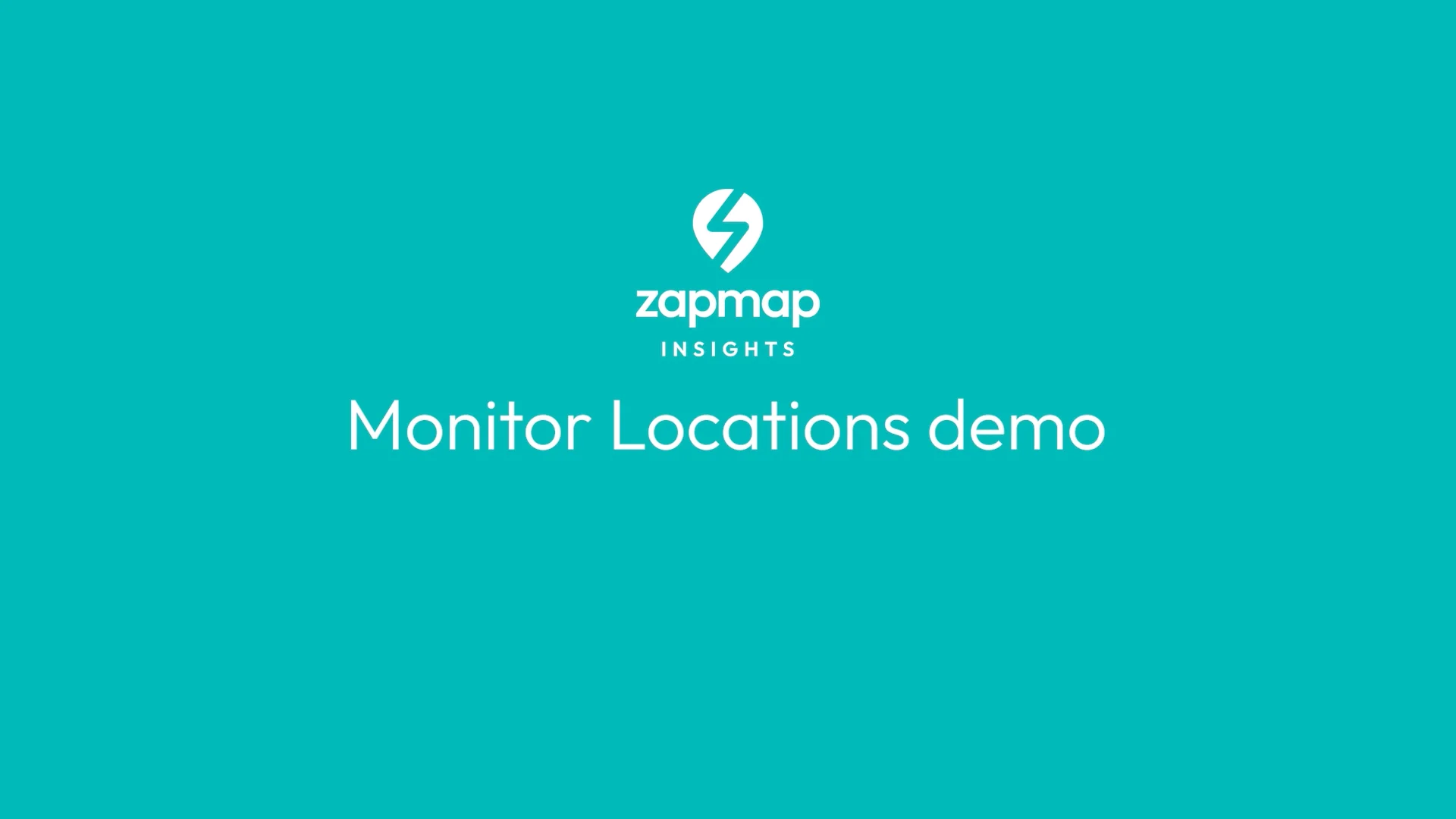 WEB Zapmap Insights: Monitor Locations Monitor Utilisation demo