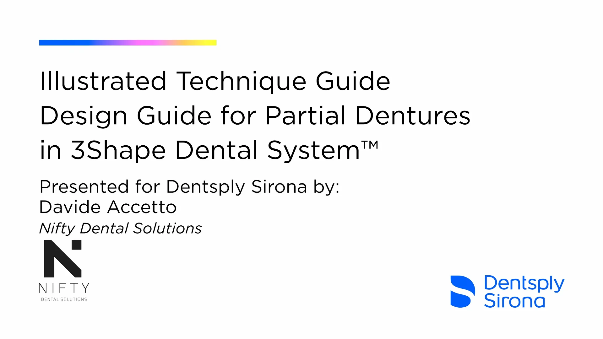 Design Guide for Partial Dentures in 3Shape v3