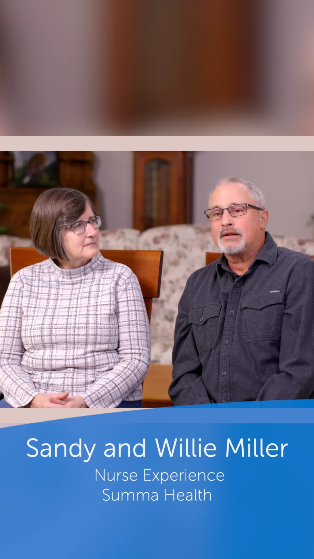 Willie and Sandy Miller Patient Care Story (Vertical)