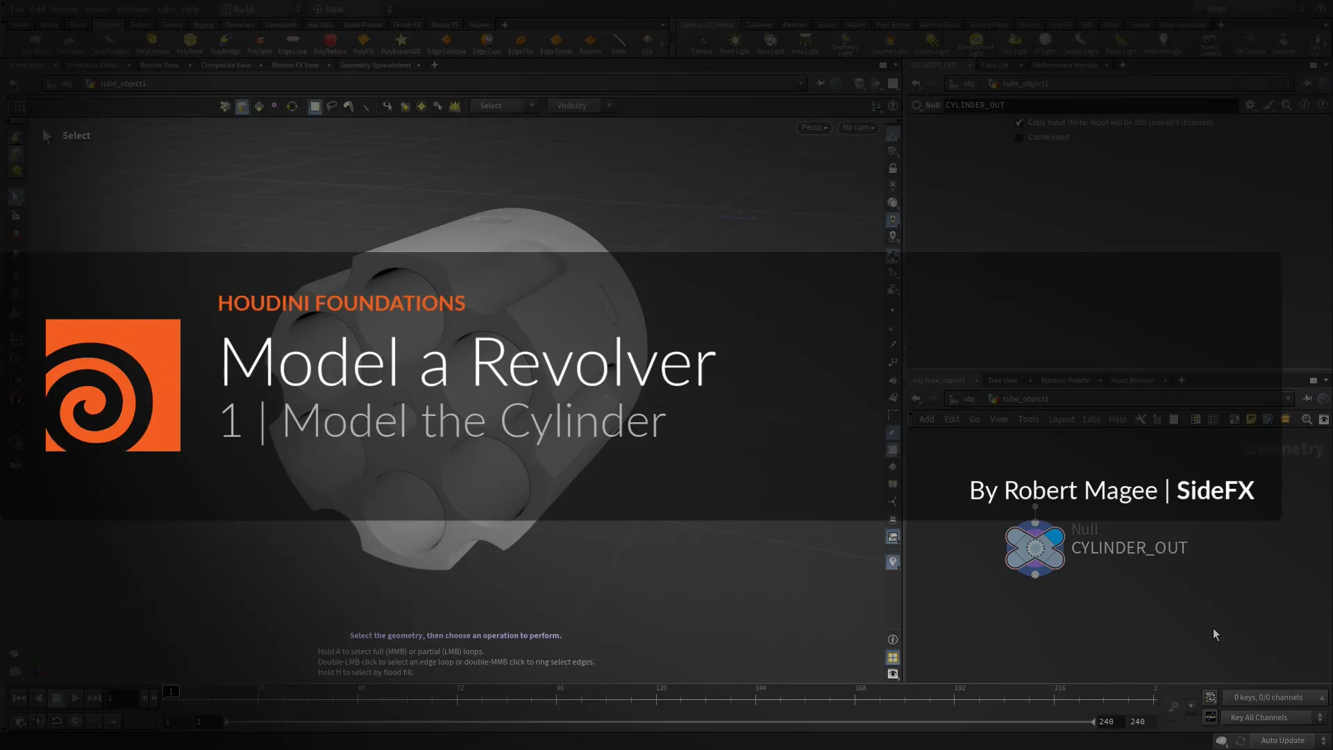 H20.5 Foundations | Model a Revolver 1 | Model the Cylinder