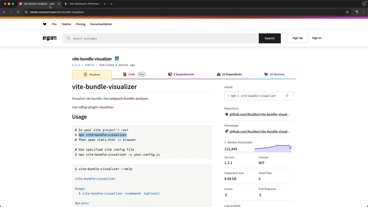 Vite Bundle Analyzer - A Vue.js Lesson From our Vue.js Course: The... Vite Bundle Analyzer - A Vue.js Lesson From our Vue.js Course: The...
