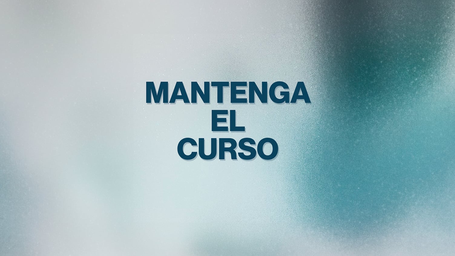 Español - Mantenga el Curso | Choco De Jesus on Vimeo