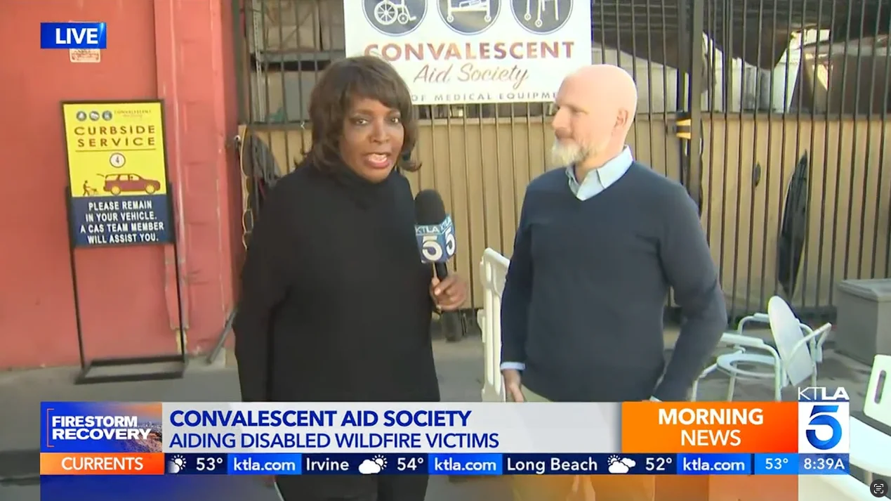 Convalescent Aid Society on KTLA Morning News