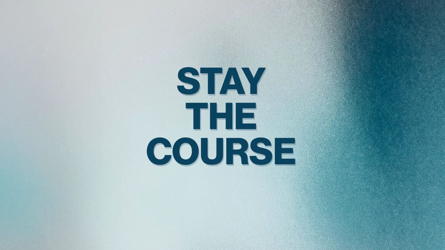 Recent Messages - Stay the Course | Choco De Jesus on Vimeo